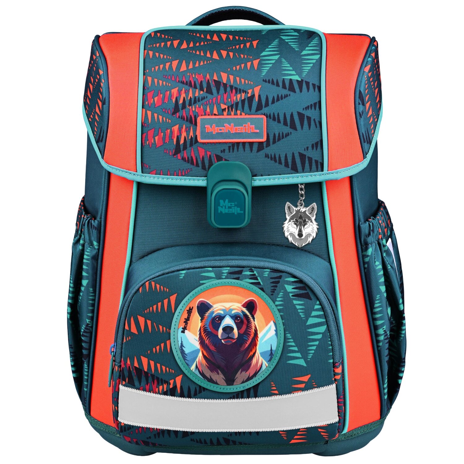 McNeill Bravo Bear Schulranzen-Set | Abenteuerlich & ergonomisch, sch