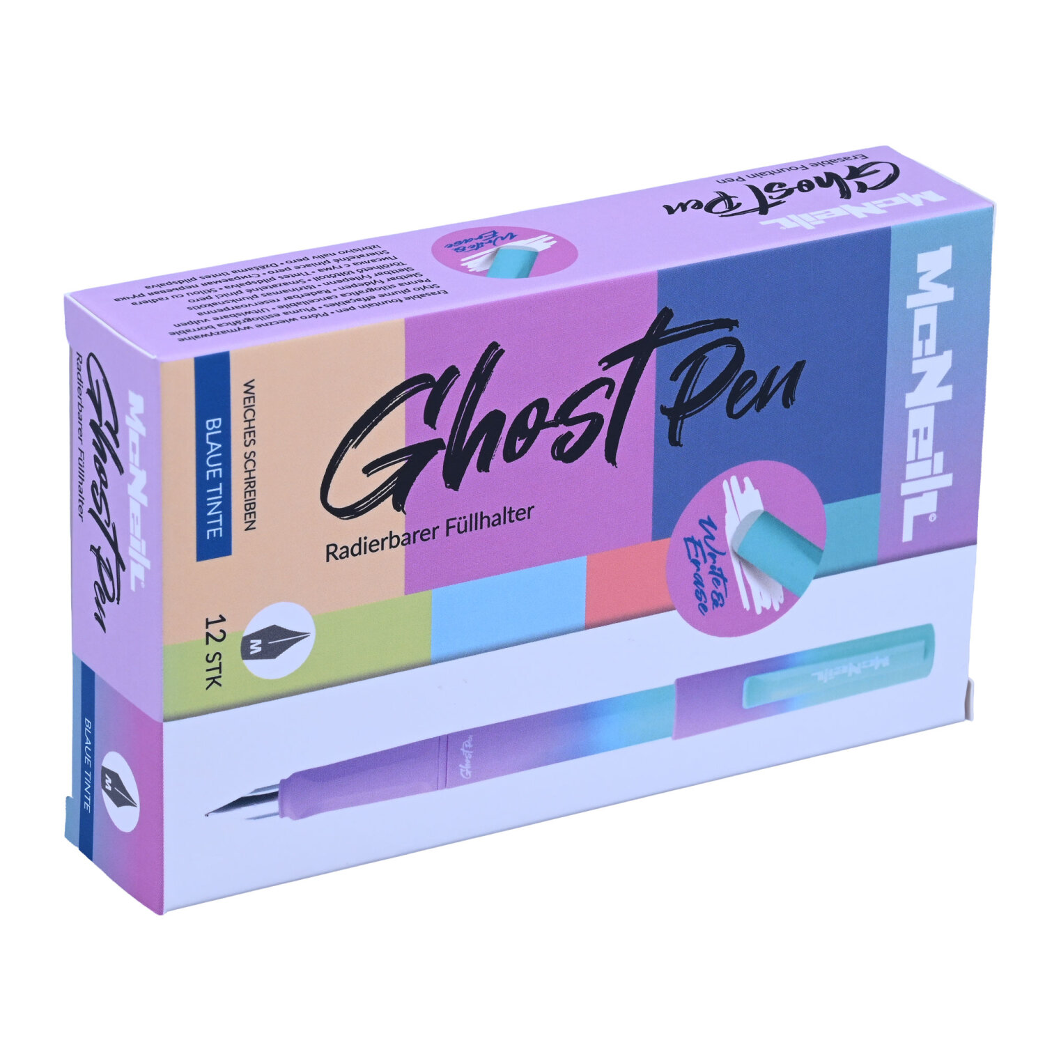 Ghost Pen Füllhalter - radierbar – 12 Stück pro Verpackung - Gradient